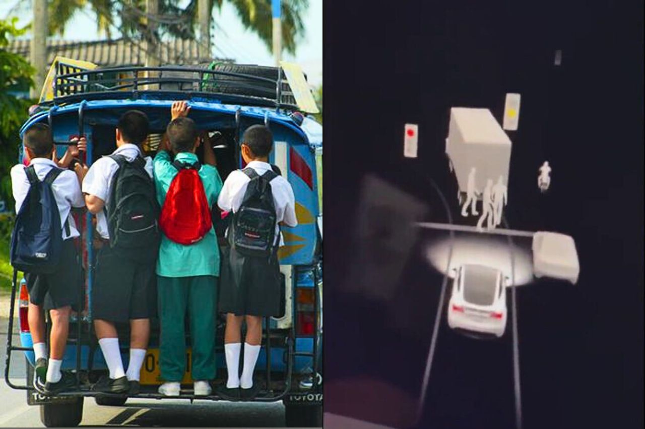 Le dispositif de sécurité de Tesla bug en Thaïlande